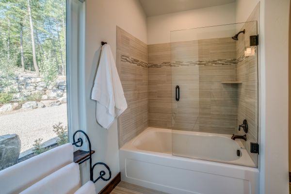 Tub To Shower Conversion - Dayton Bathrooms
